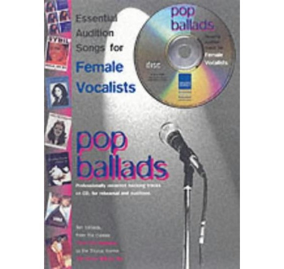 Pop Ballads Essential Audition Songs for Female Vocalists | Sheet Music ...